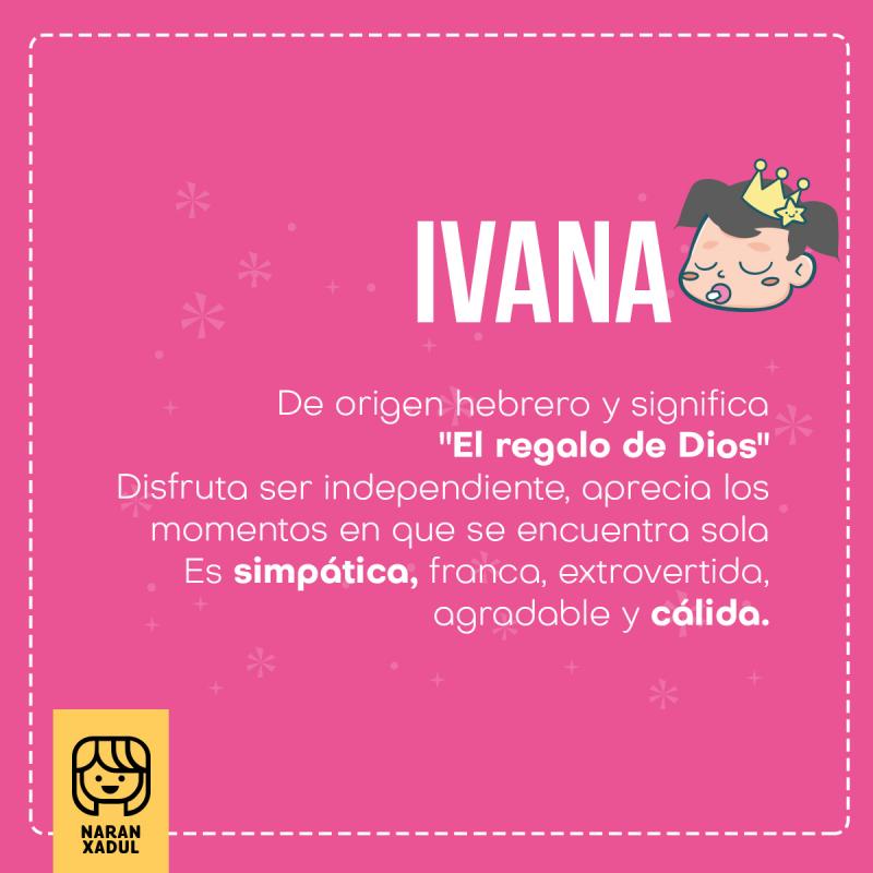 Significado del nombre Ivana