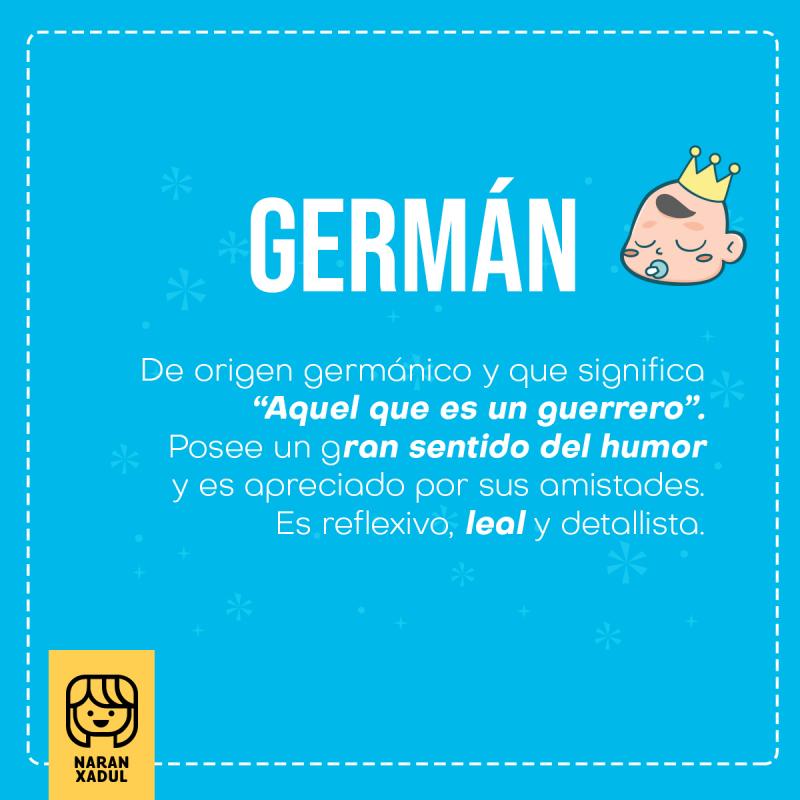 Significado del nombre Germán