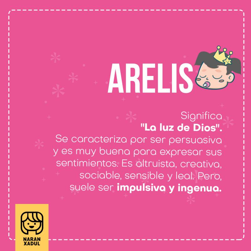Significado del nombre Arelis