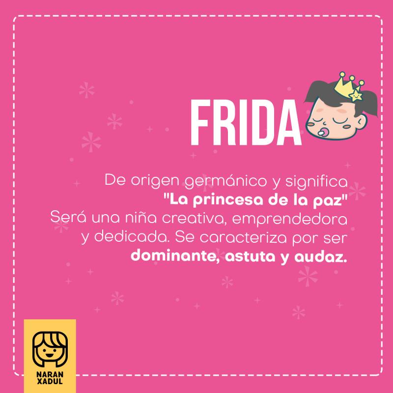 Significado del nombre Frida