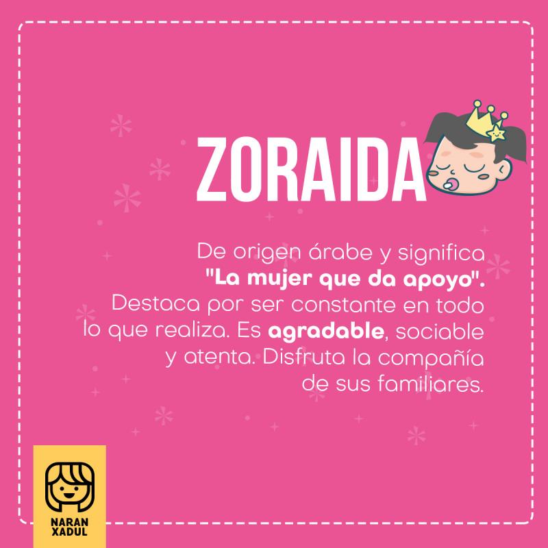 Significado del nombre Zoraida