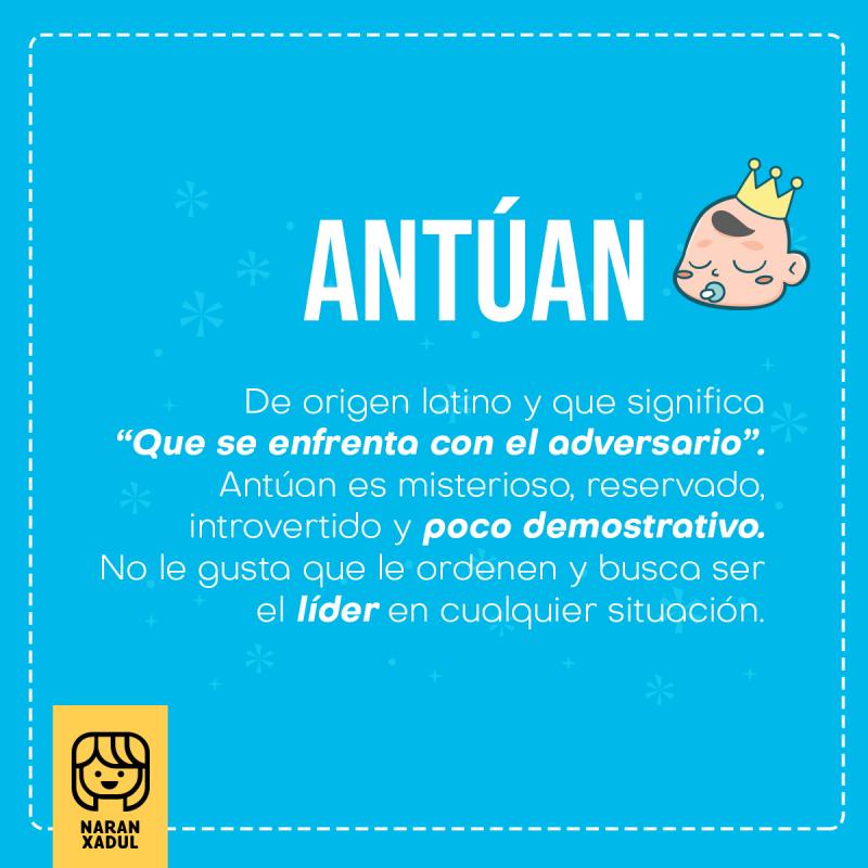 Significado del nombre Antúan