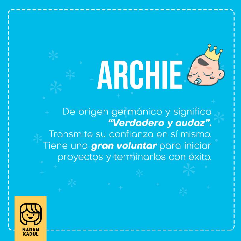 Significado del nombre Archie