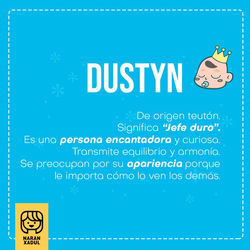 Significado del nombre Dustyn