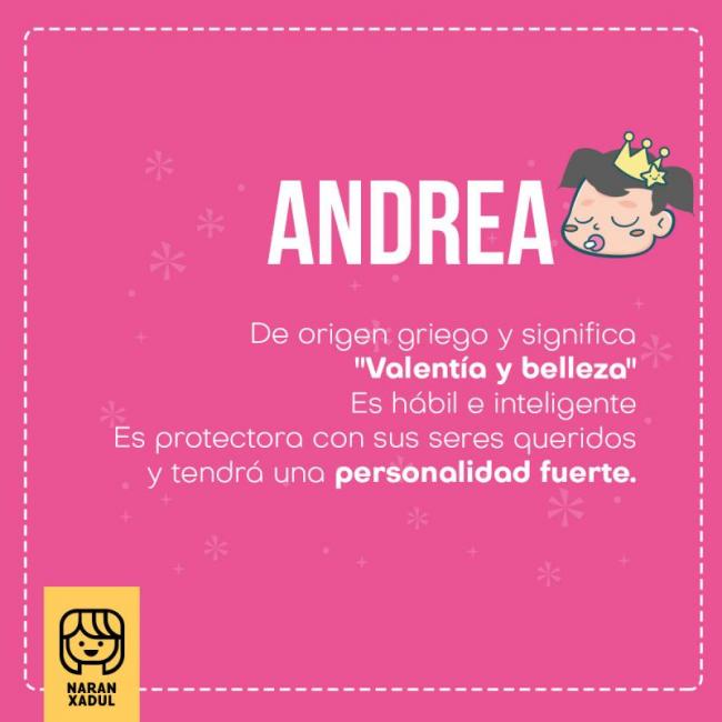 Significado del nombre Andrea