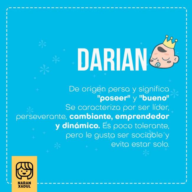 Significado del nombre Darian