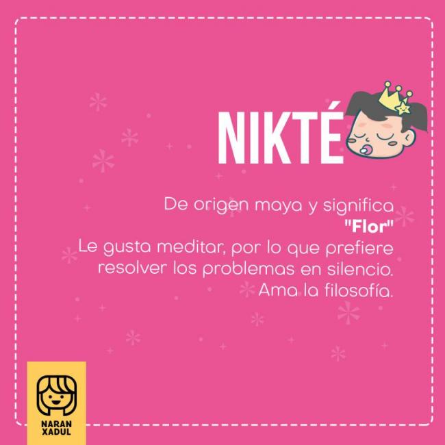 Significado del nombre Nikté