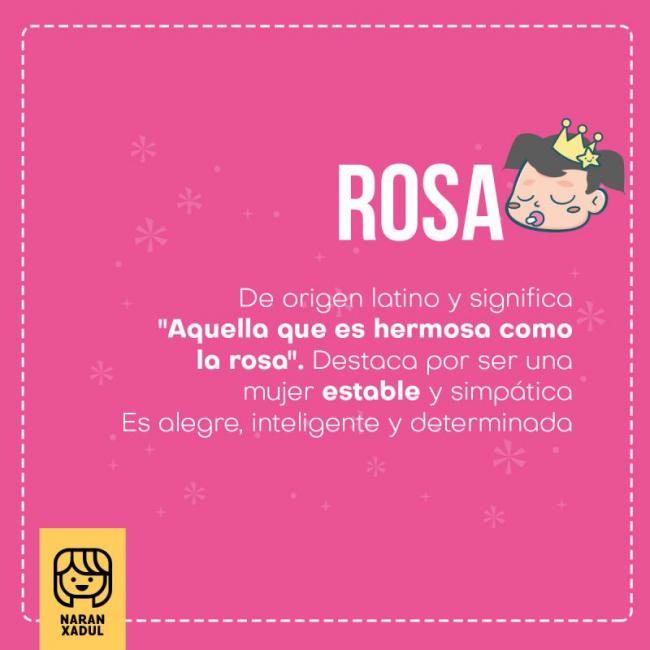 Significado del nombre Rosa