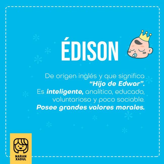 Édison | Naranxadul