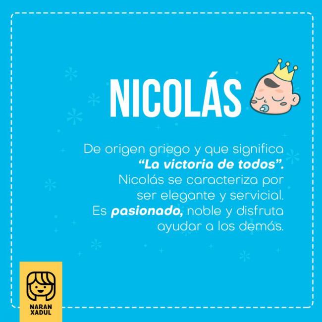 Significado del nombre Nicolás