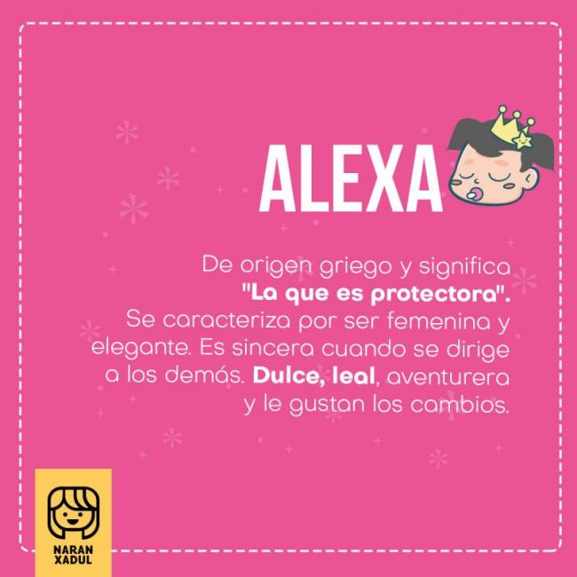 Significado del nombre Alexa
