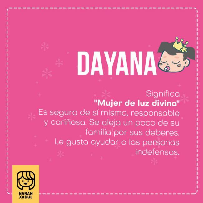 Significado del nombre Dayana