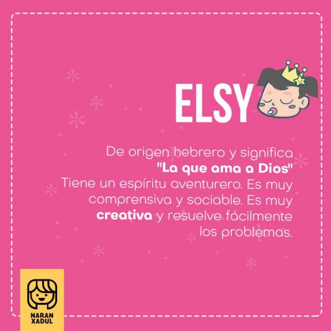 Significado del nombre Elsy