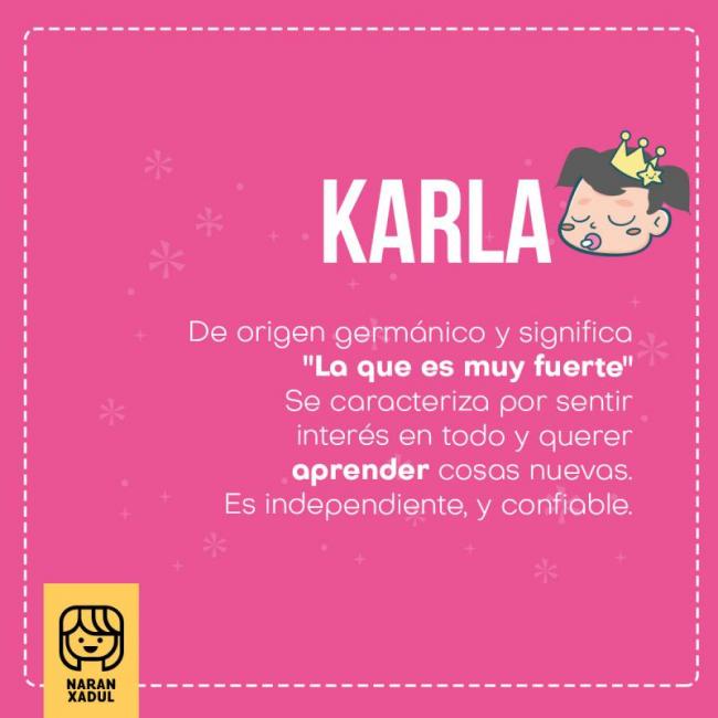 Significado del nombre Karla