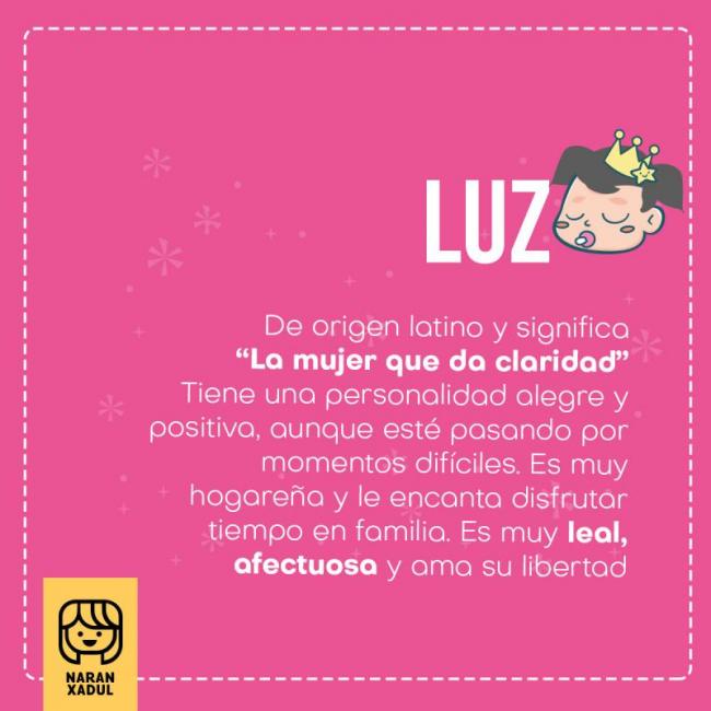 Significado del nombre Luz