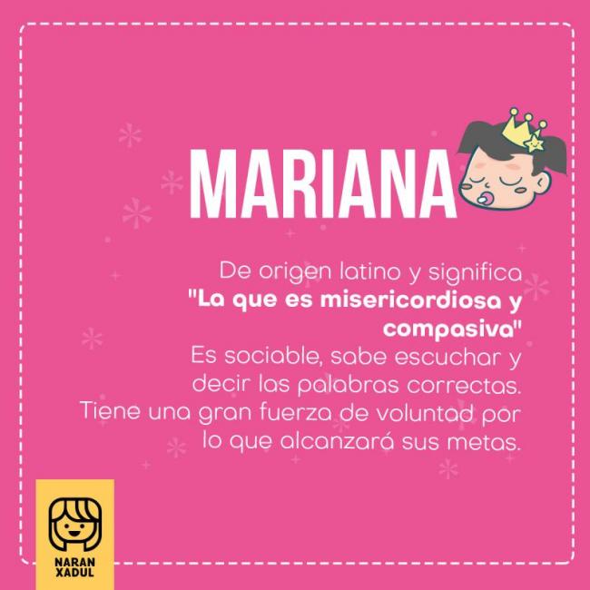 Significado del nombre Mariana