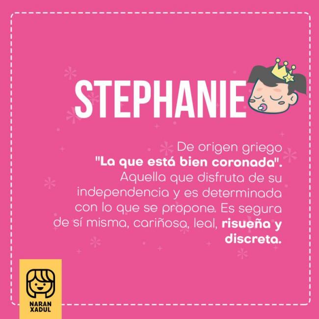 Significado del nombre Stephanie