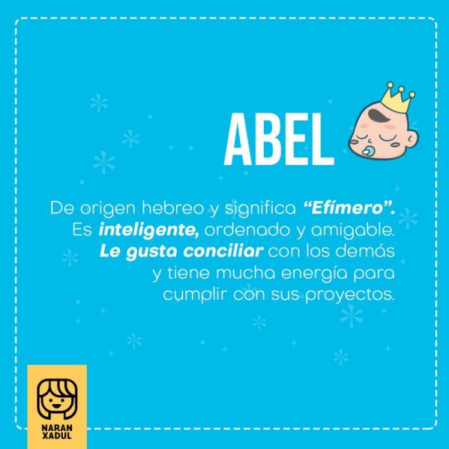 Significado del nombre Abel