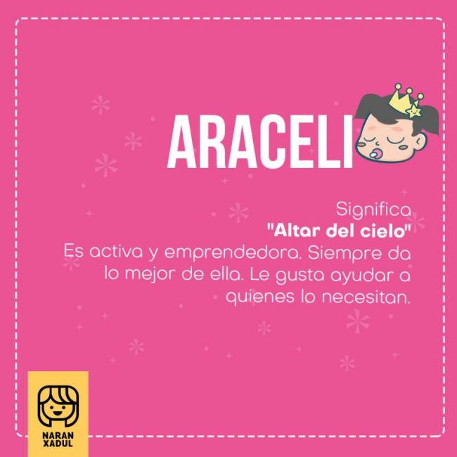 Araceli | Naranxadul