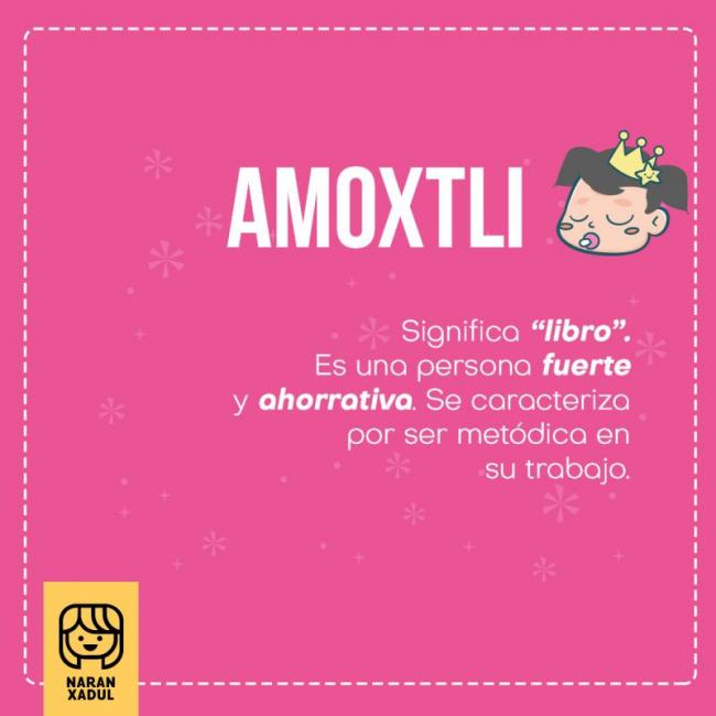 Significado del nombre Amoxtli