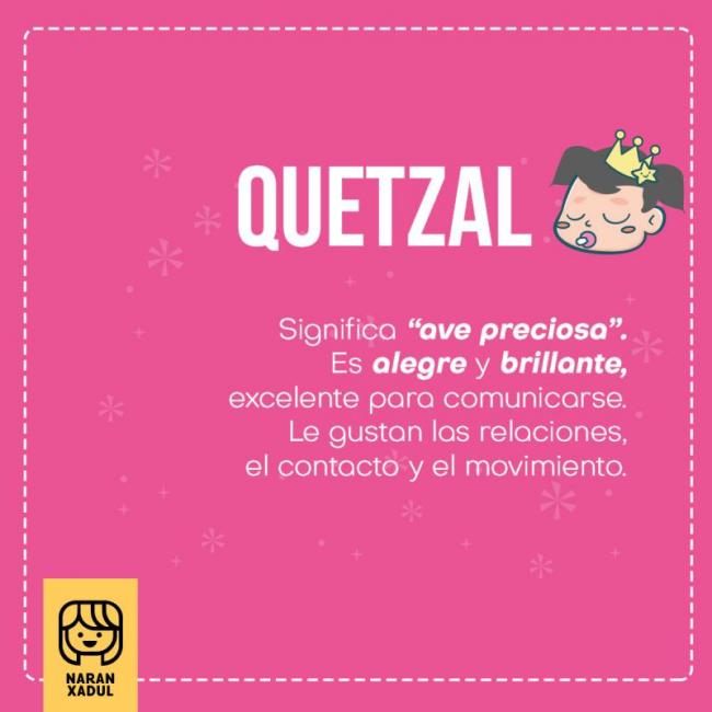 Significado del nombre Quetzal