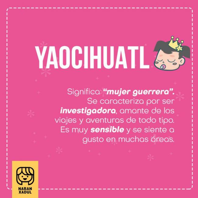 Significado del nombre Yaocihuatl
