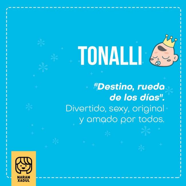 Significado del nombre Tonalli