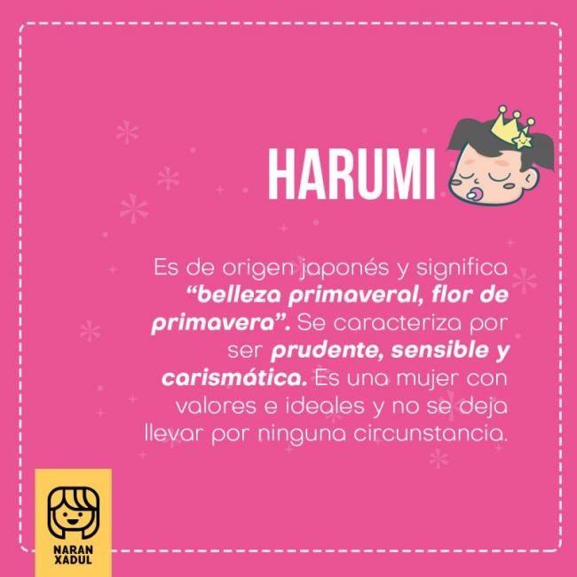Significado del nombre Harumi