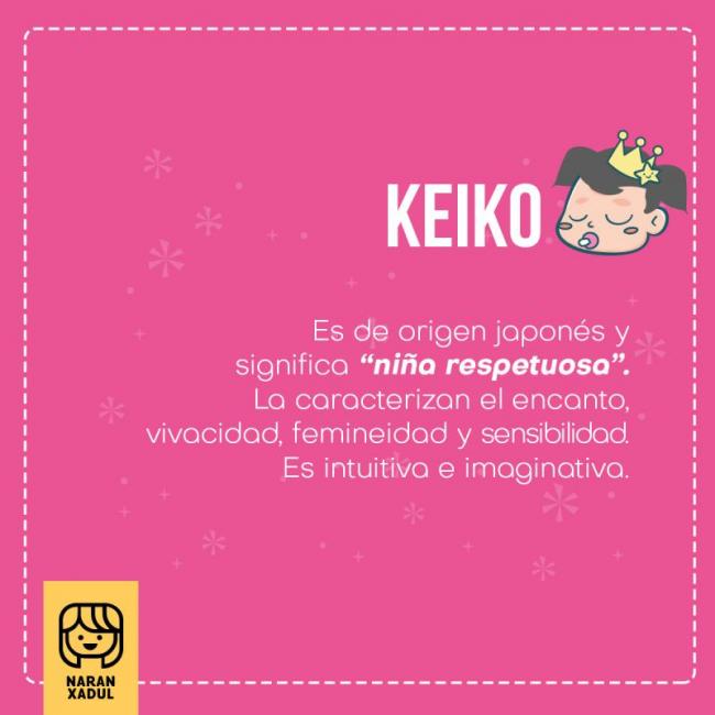 Significado del nombre Keiko