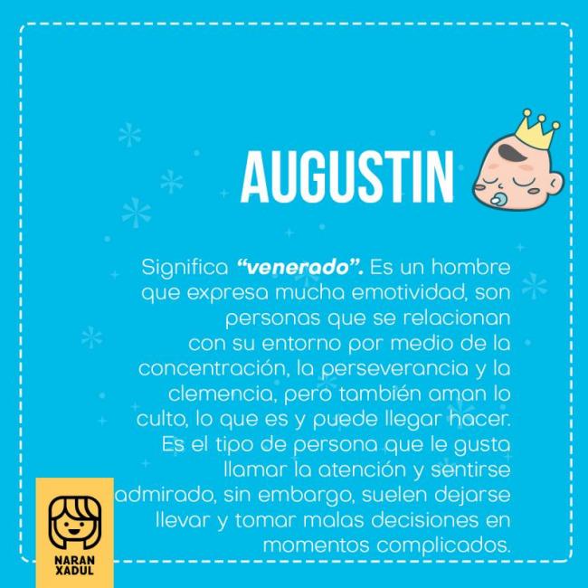 Significado del nombre Augustin