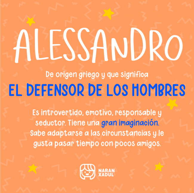 Significado del nombre Alessandro
