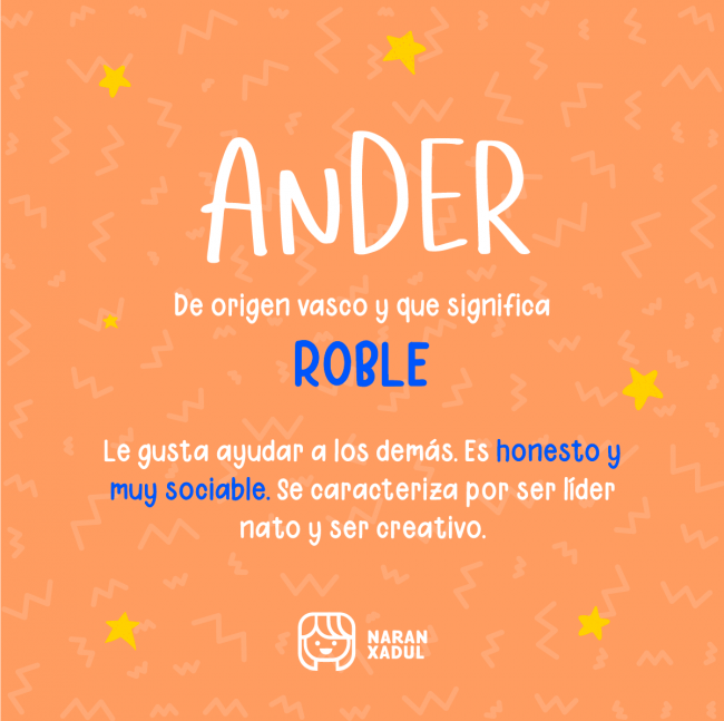 Significado del nombre Ander