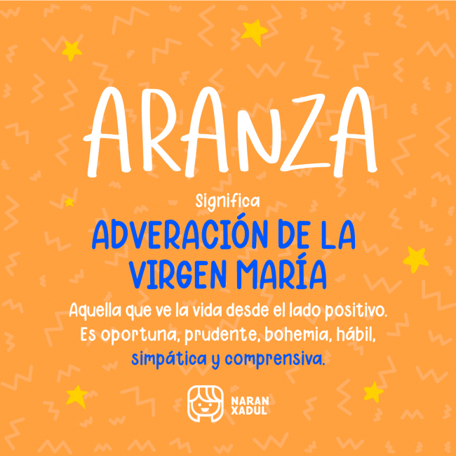 Significado del nombre Aranza