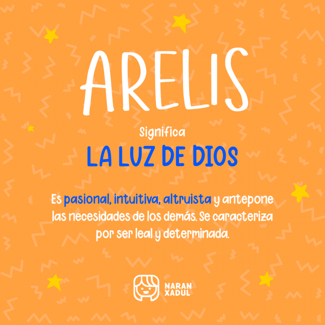 Significado del nombre Arelis