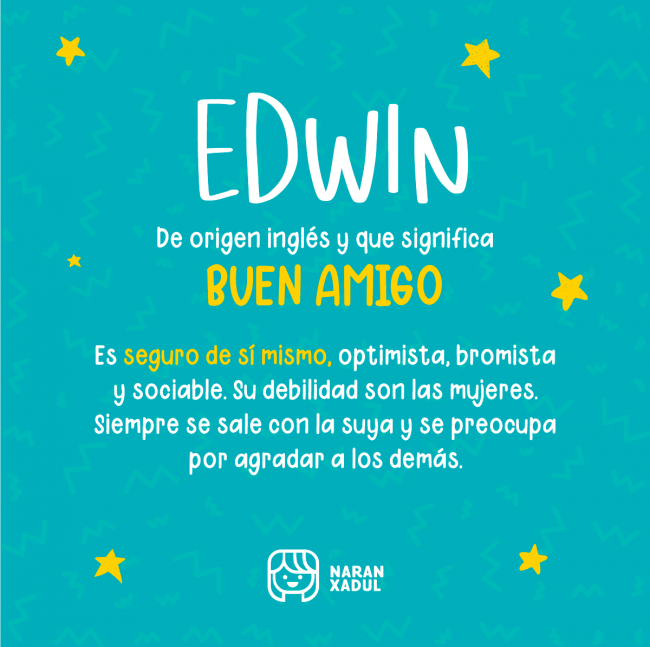 Significado del nombre Edwin