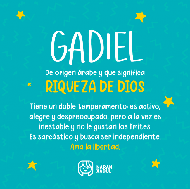 Significado del nombre Gadiel