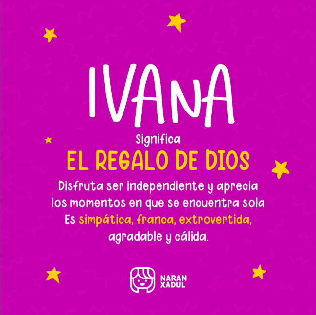 Significado del nombre Ivana