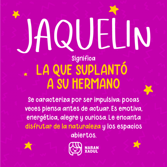 Significado del nombre Jaquelin