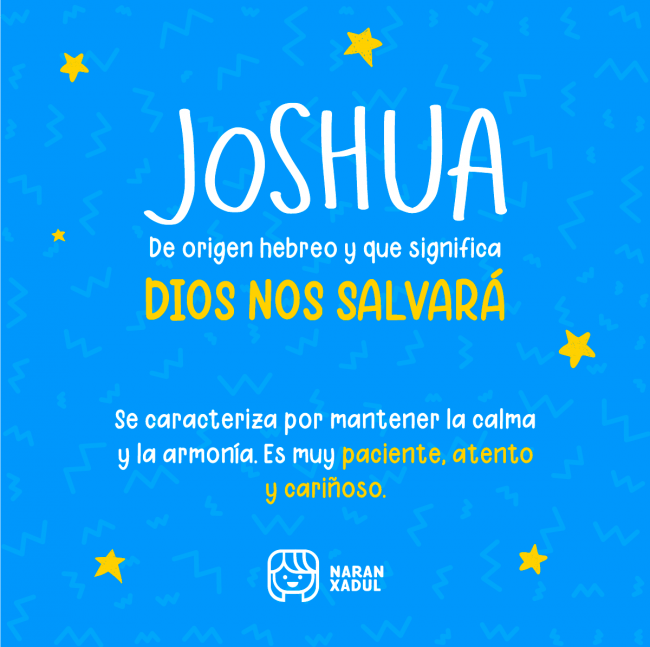 Significado del nombre Joshua