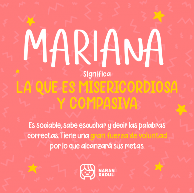 Significado del nombre Mariana