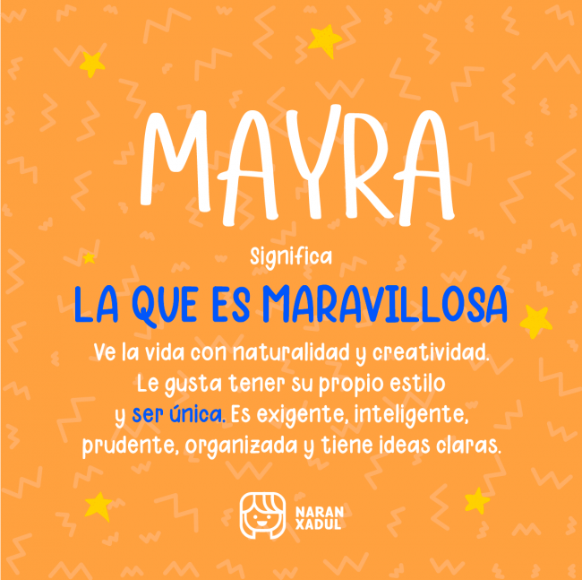 Significado del nombre Mayra