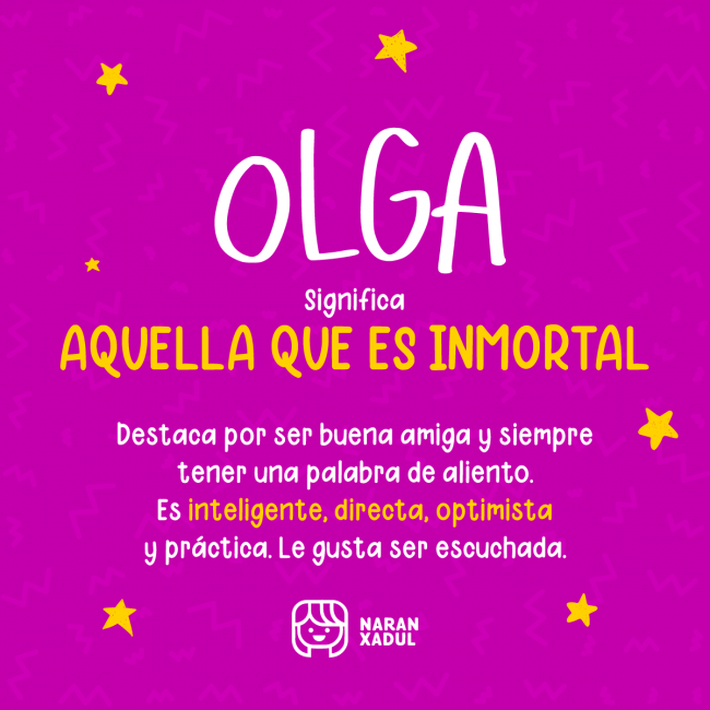 Significado del nombre Olga