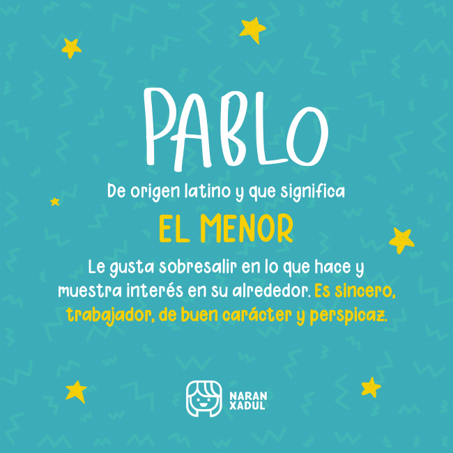 Significado del nombre Pablo