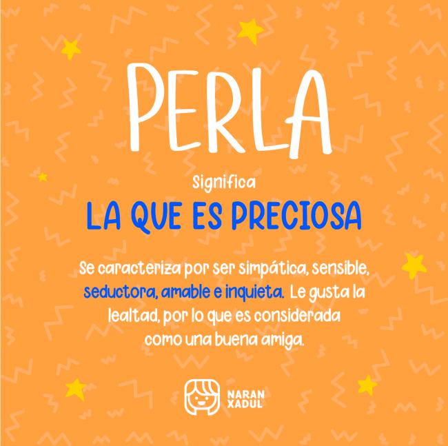 Significado del nombre Perla