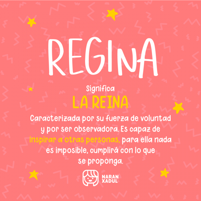 Significado del nombre Regina