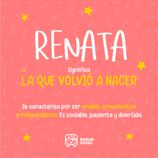 Significado del nombre Renata