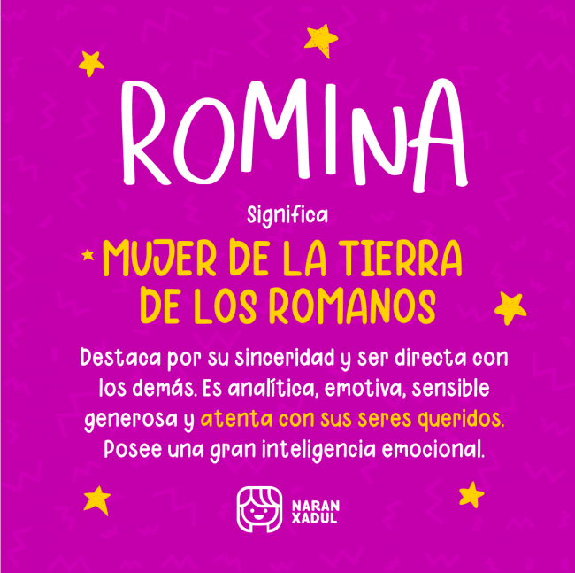 Significado del nombre Romina